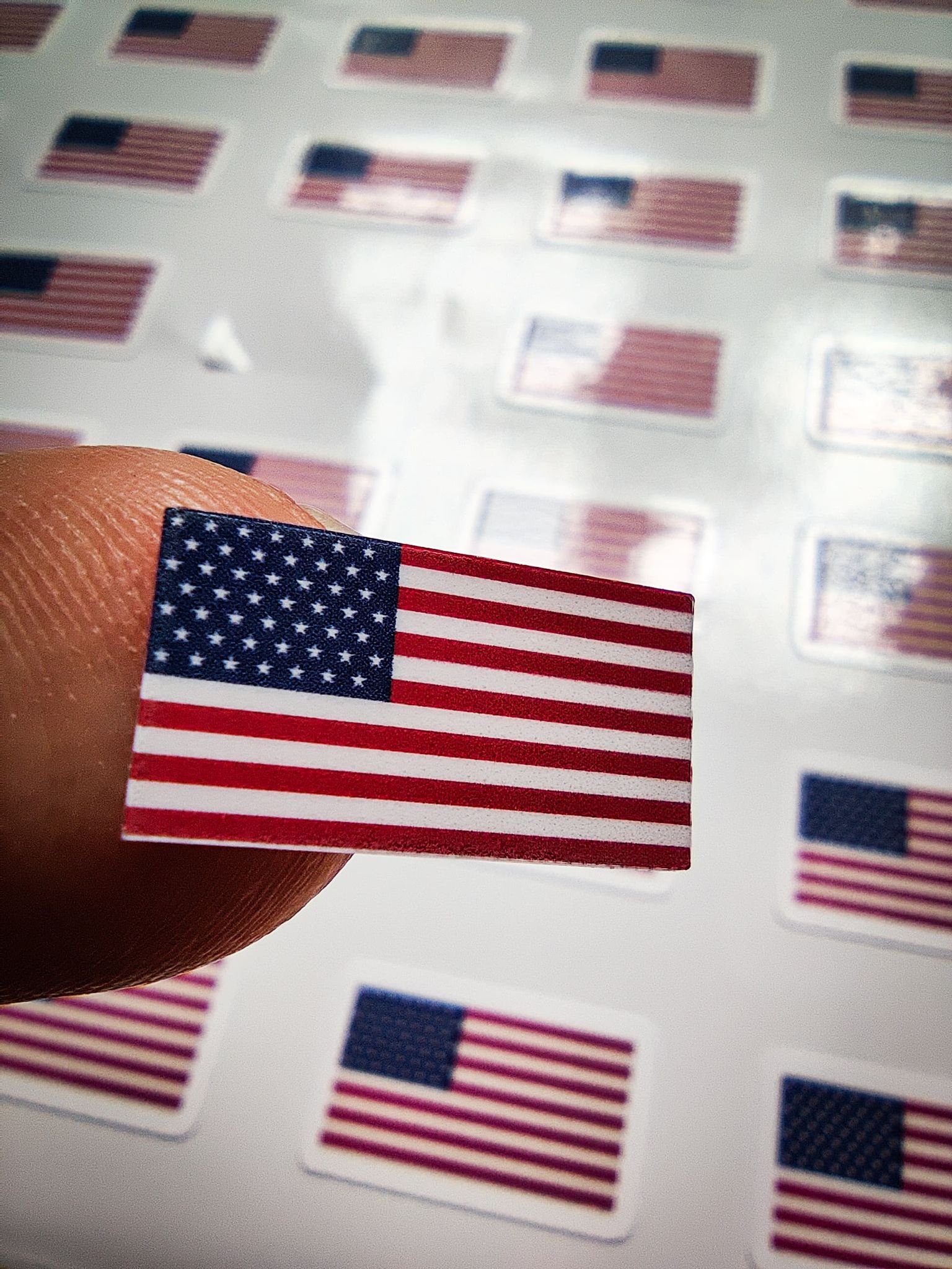 USA flag 1/10 scale stickers | RC PLATE SHOP