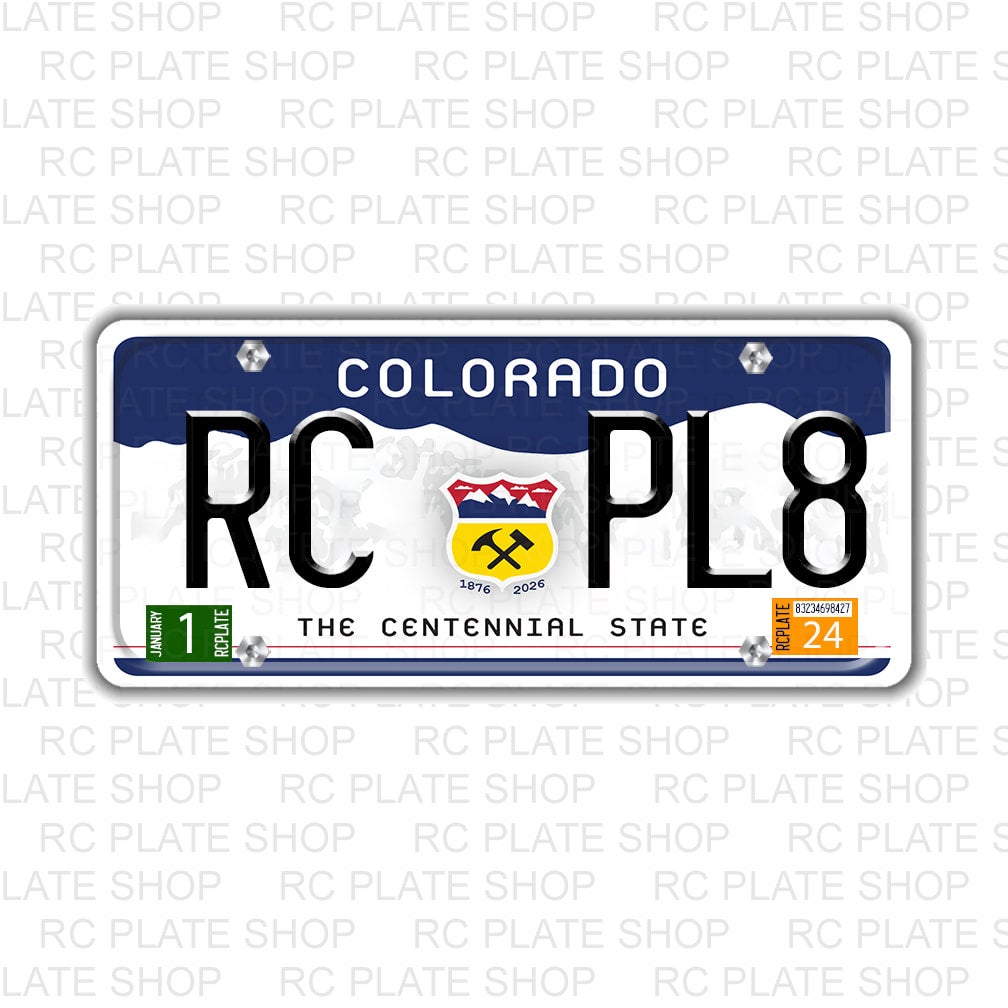 Colorado License Plate Options