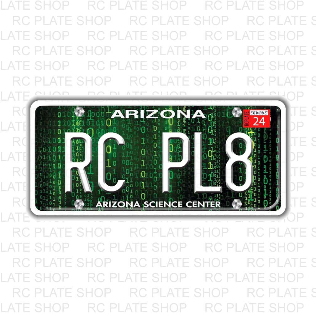 Arizona RC License Plate | RC PLATE SHOP