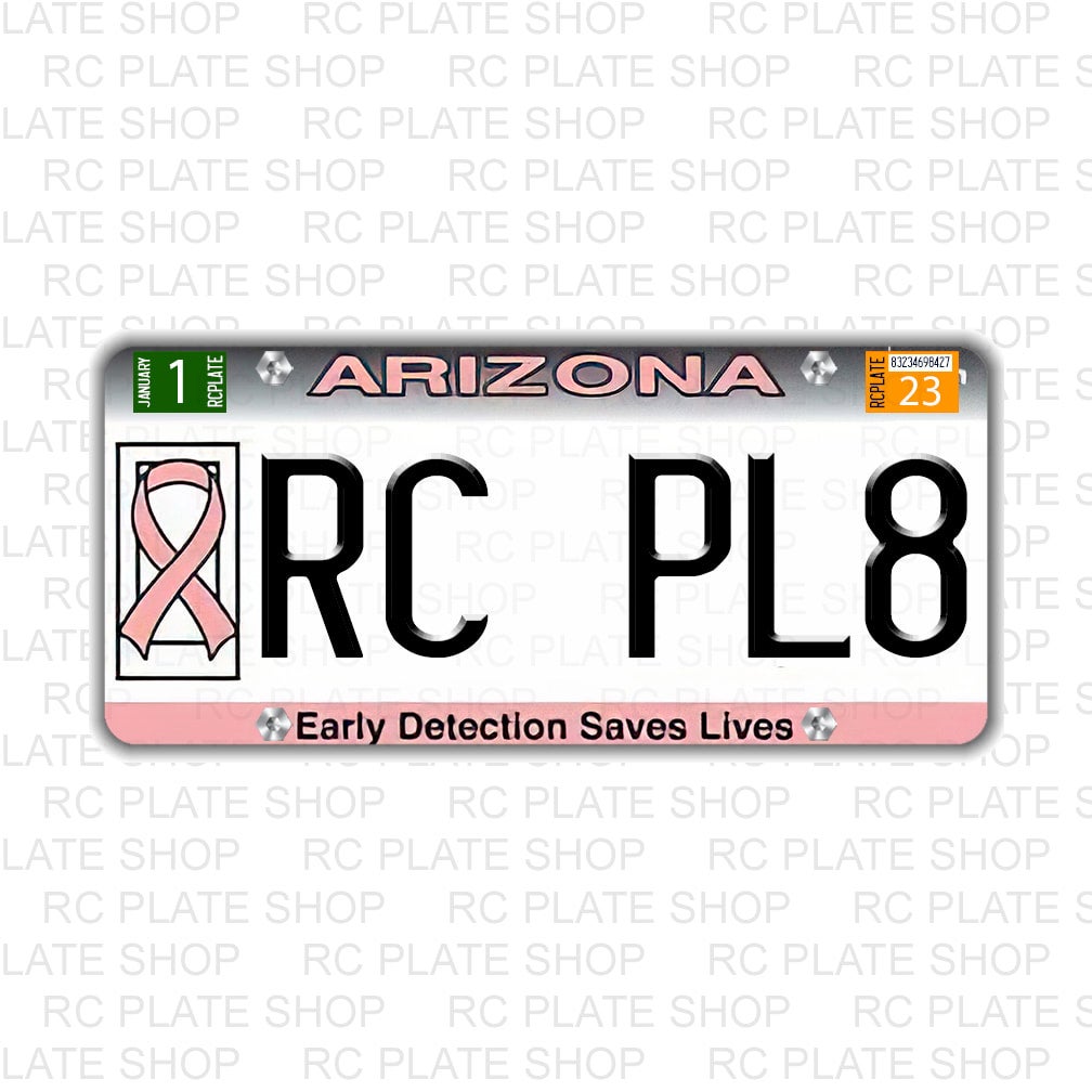 Arizona RC License Plate | RC PLATE SHOP