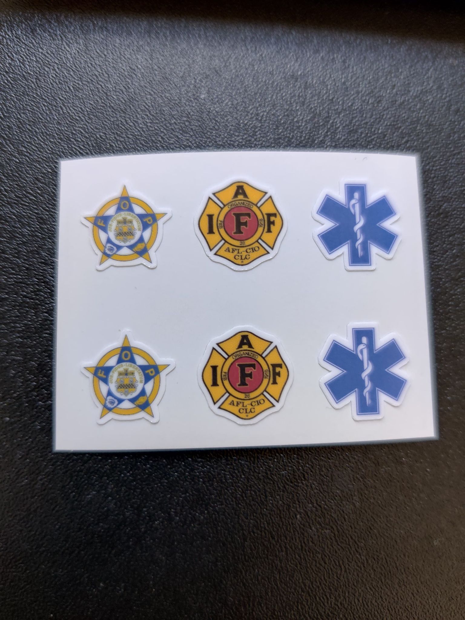 First Responders 1/10 scale stickers | RC PLATE SHOP