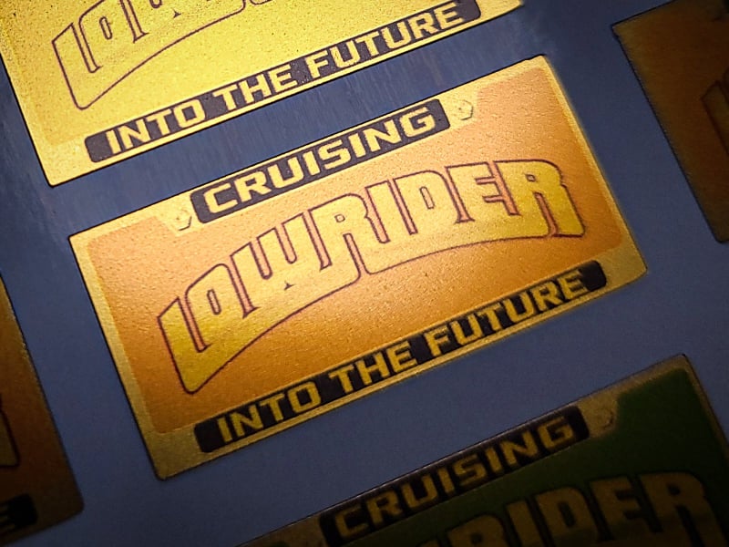 Stickers Only - Lowrider 1/10 sticker plates | RC PLATE SHOP