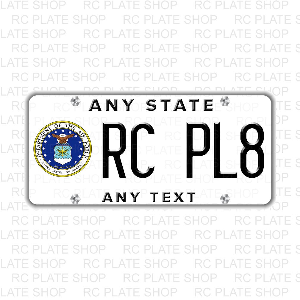 Military License plates | RC PLATE SHOP