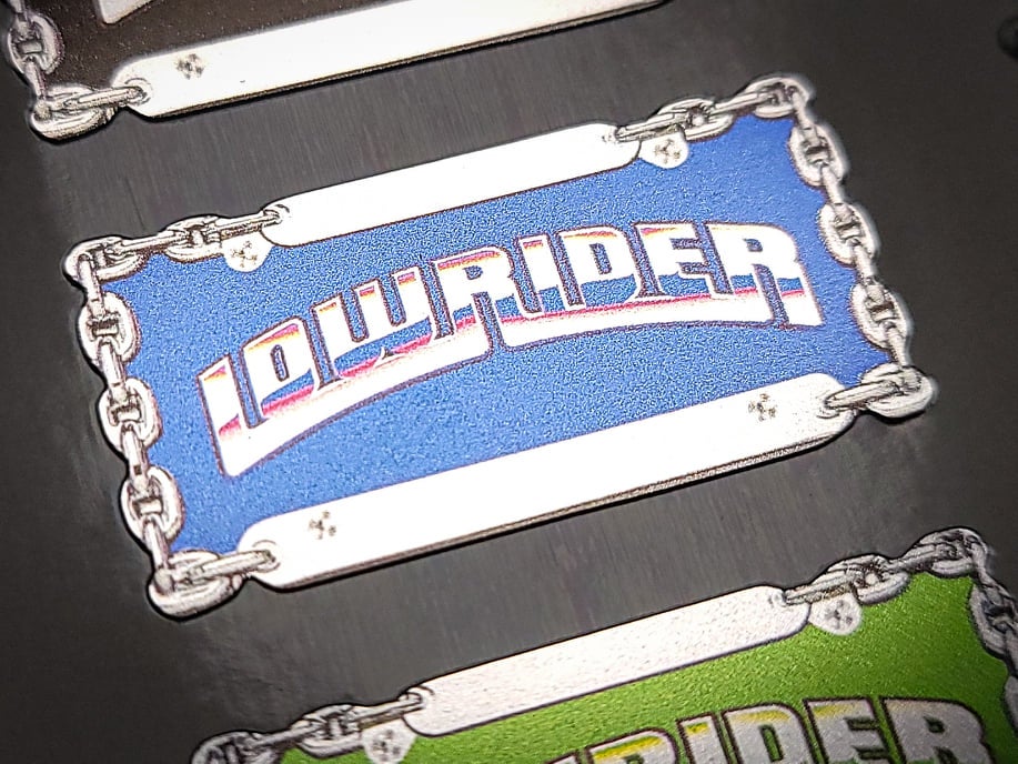 Stickers Only - Lowrider 1/10 sticker plates | RC PLATE SHOP