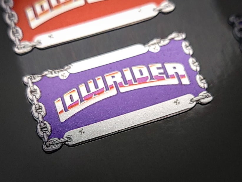 Stickers Only - Lowrider 1/10 sticker plates | RC PLATE SHOP