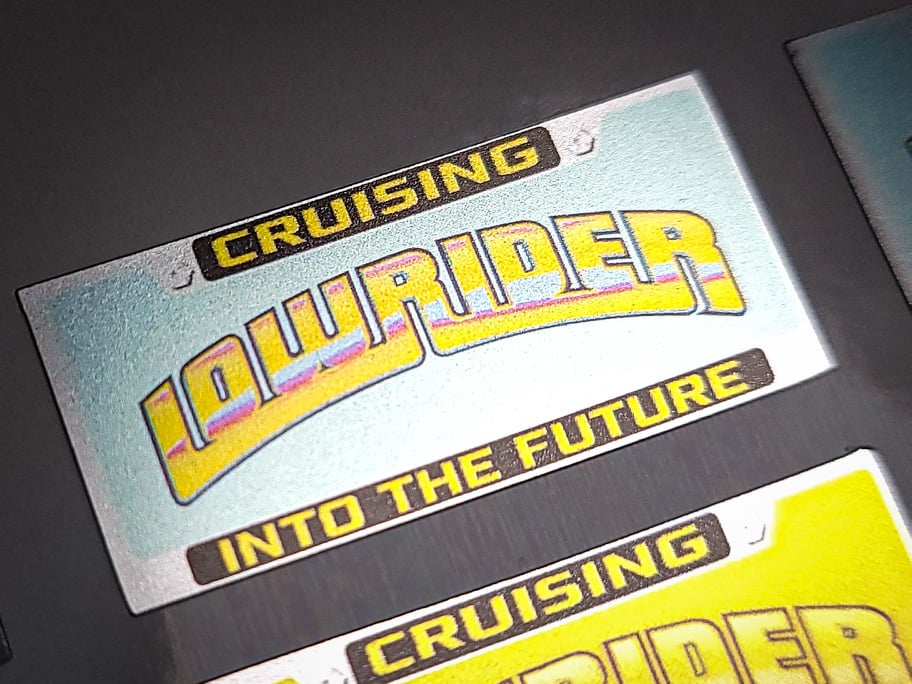 Stickers Only - Lowrider 1/10 sticker plates | RC PLATE SHOP