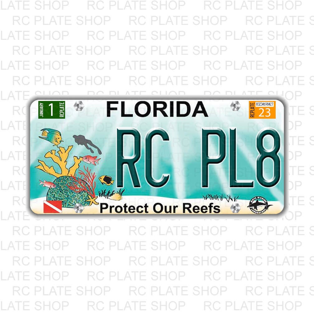 Florida RC License Plate | RC PLATE SHOP