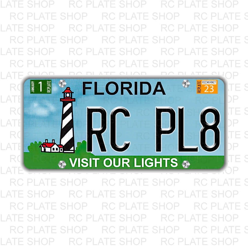 Florida RC License Plate | RC PLATE SHOP