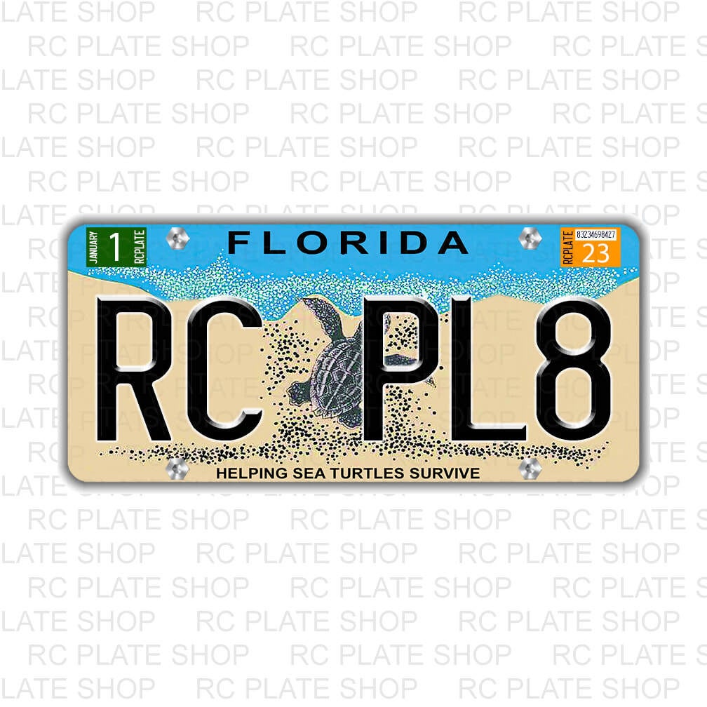 Florida RC License Plate | RC PLATE SHOP