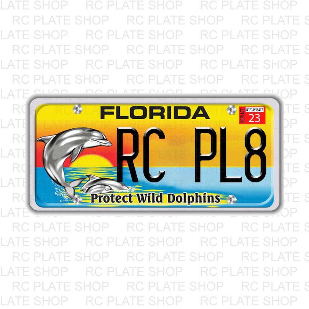 Florida RC License Plate | RC PLATE SHOP