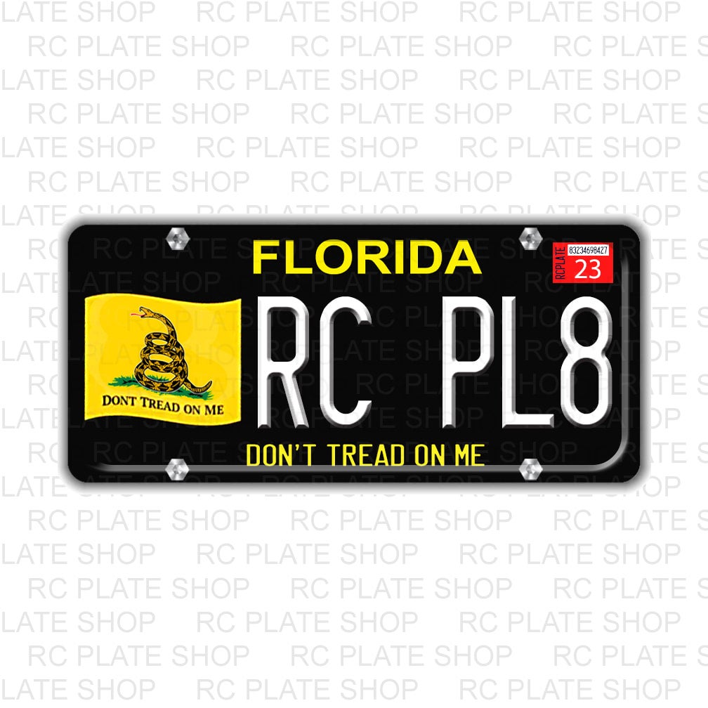 Florida RC License Plate | RC PLATE SHOP