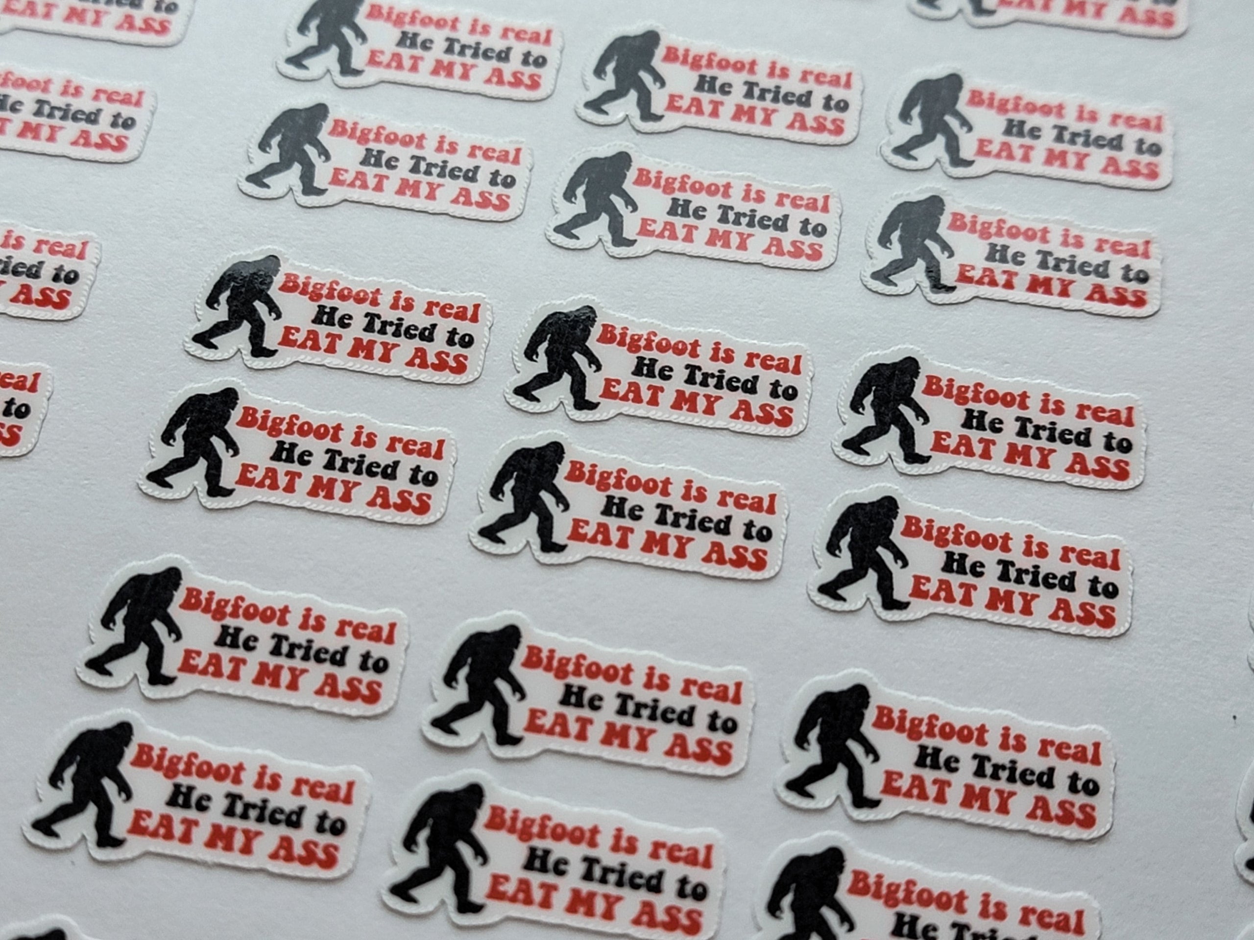 Bigfoot is real bumper sticker | RC PLATE SHOP