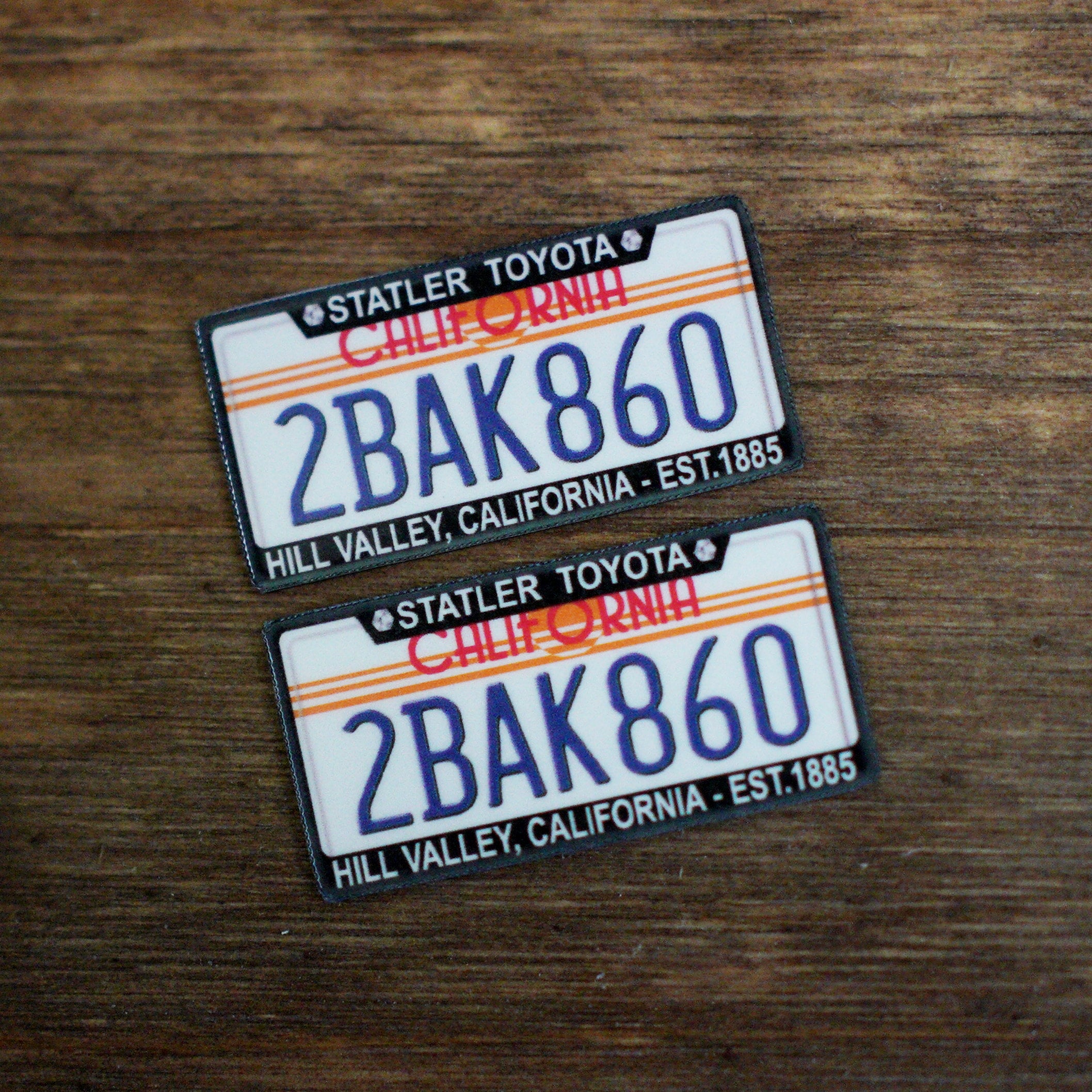 BTTF yota truck plates | RC PLATE SHOP