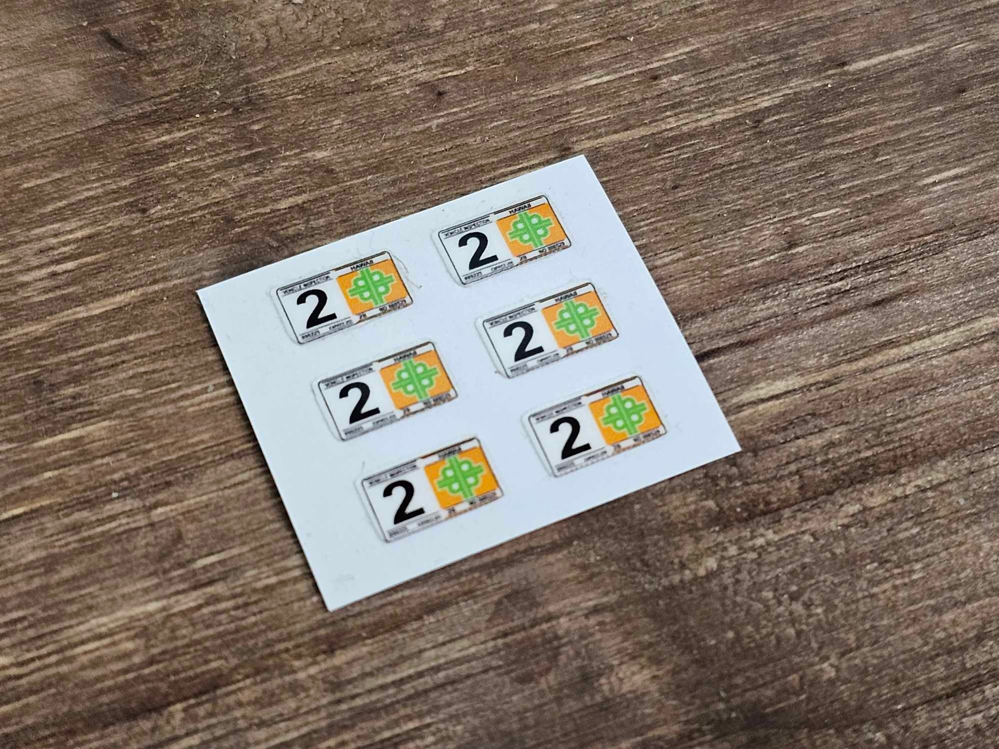 1/10 scale Hawaii Safety Sticker | RC PLATE SHOP