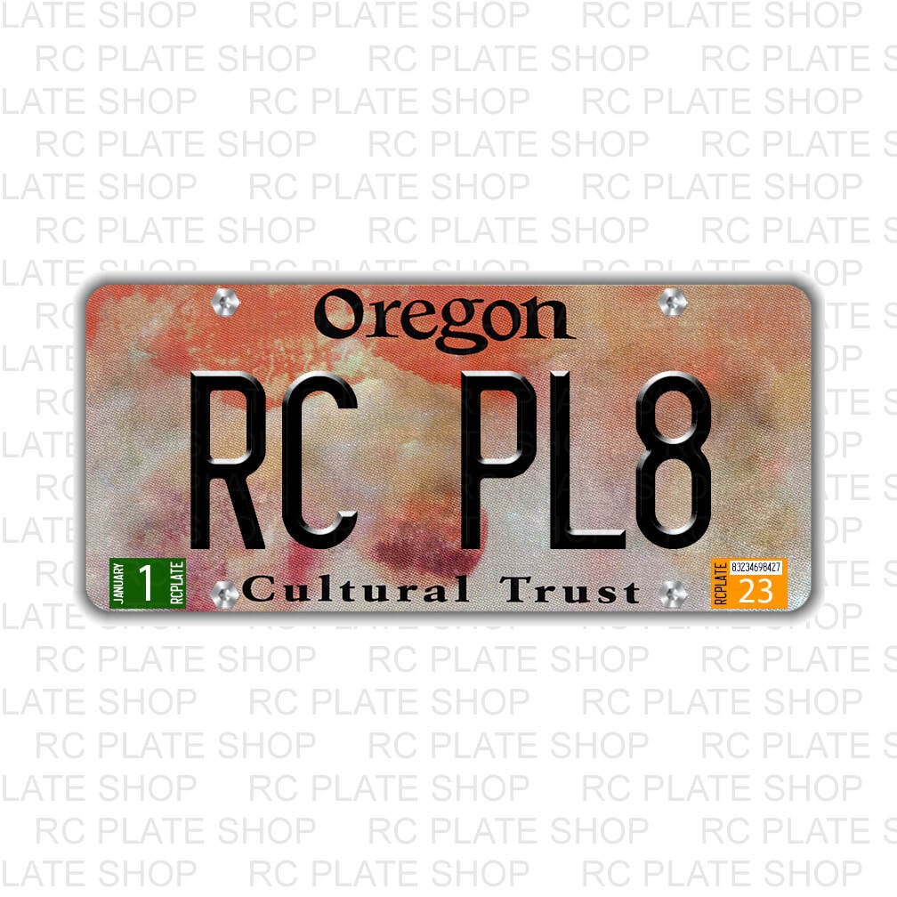 Oregon RC License Plate | RC PLATE SHOP