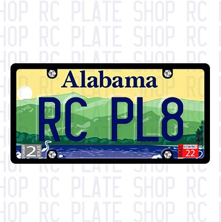 Sticker RC License Plate | RC PLATE SHOP