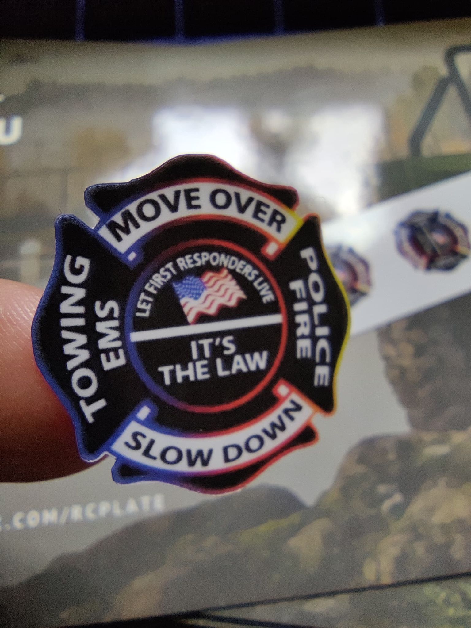 Emergency Towing 1/10 scale stickers | RC PLATE SHOP